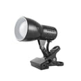 Mainstays 5" Metallic Black Adjustable Mini Clip Lamp, with LED Bulb ...