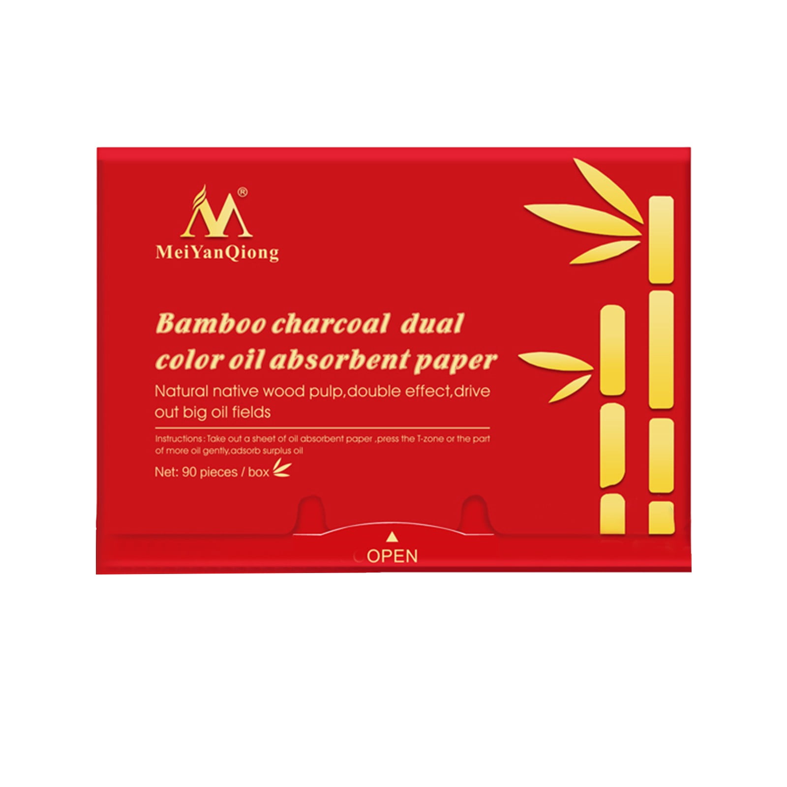 Skin Cleaning Bamboo Oil Absorbent Paper, Black Head Remover, Acne ...