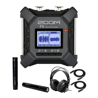 Zoom F3 MultiTrack Handheld Field Recorder with 32-Bit Float Technology ...