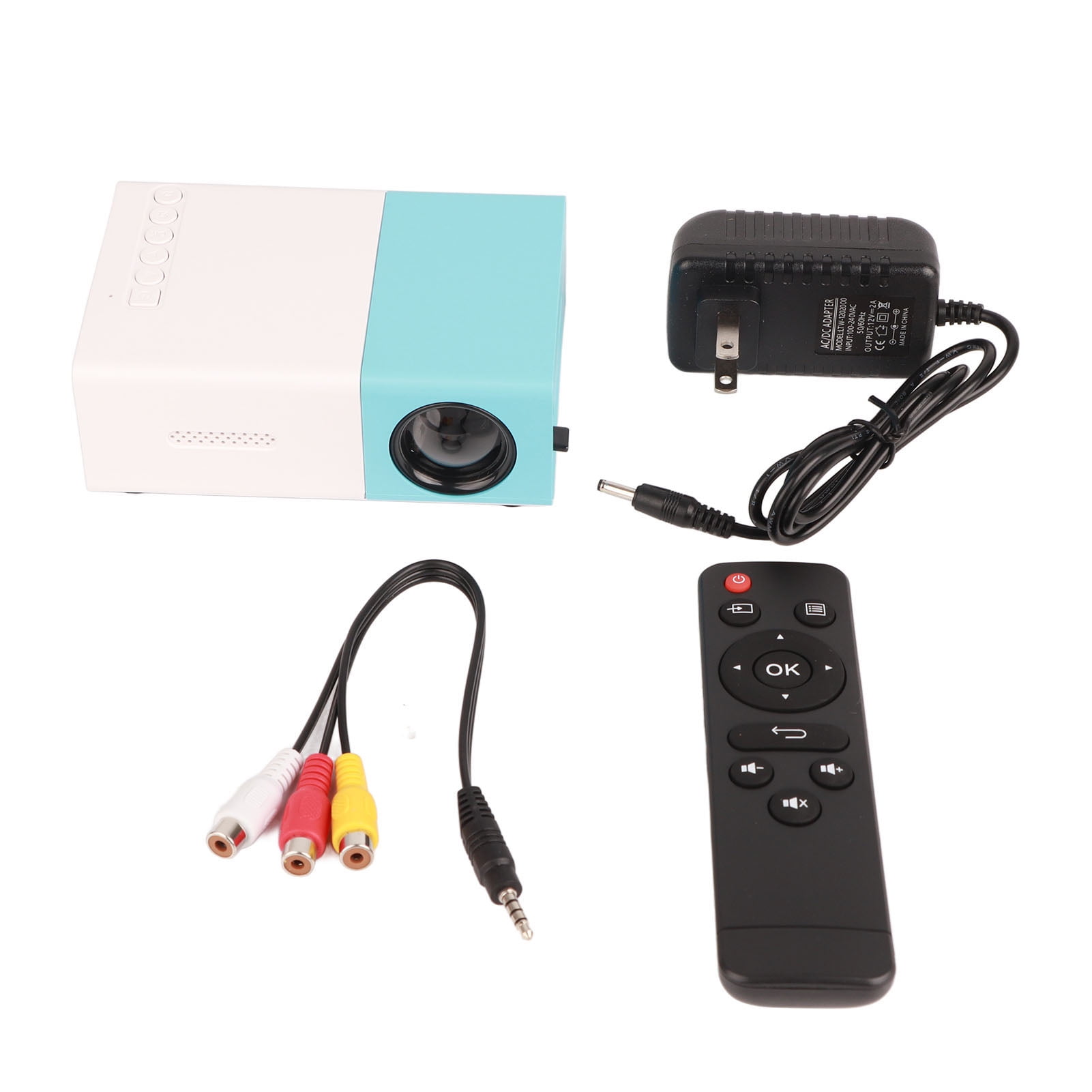 Proyector pequeño HD Color Real portátil LED proyector de cine en casa ...