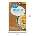 Great Value Instant Grits 1 oz Box 10 Count Shelf-Stable Granules ...