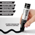 ArtSkills Jumbo Black Permanent Marker, Chisel Tip Poster Marker ...