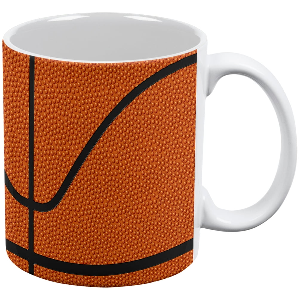 Basketball White All Over Coffee Mug - Walmart.com
