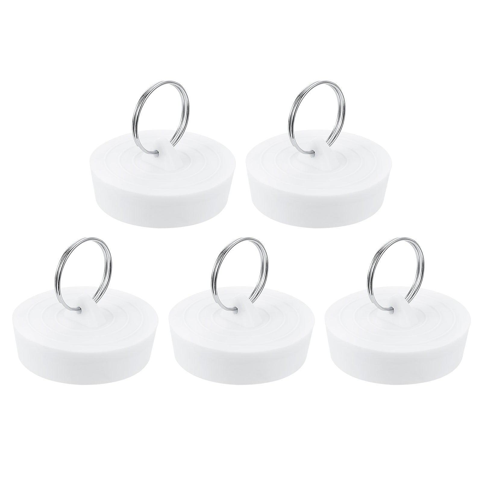 Click here for Uxcell 5 Pack Rubber Sink Plug  Bathtub Drain Stop... prices