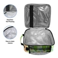 ALAZA Ice Cream Green Lunch Box Insulated Cooler Lunch Bag with ...