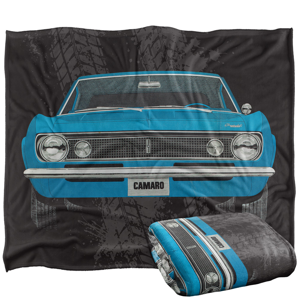 Chevrolet Blanket, 50'x60' 1967 Camaro Car Illustartion Silky Touch ...