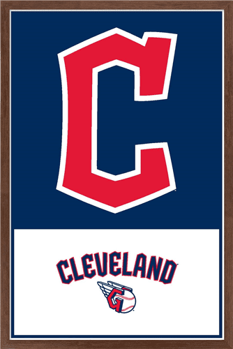 MLB Cleveland Guardians - Logo 22 Wall Poster, 22.375" x 34" Framed ...