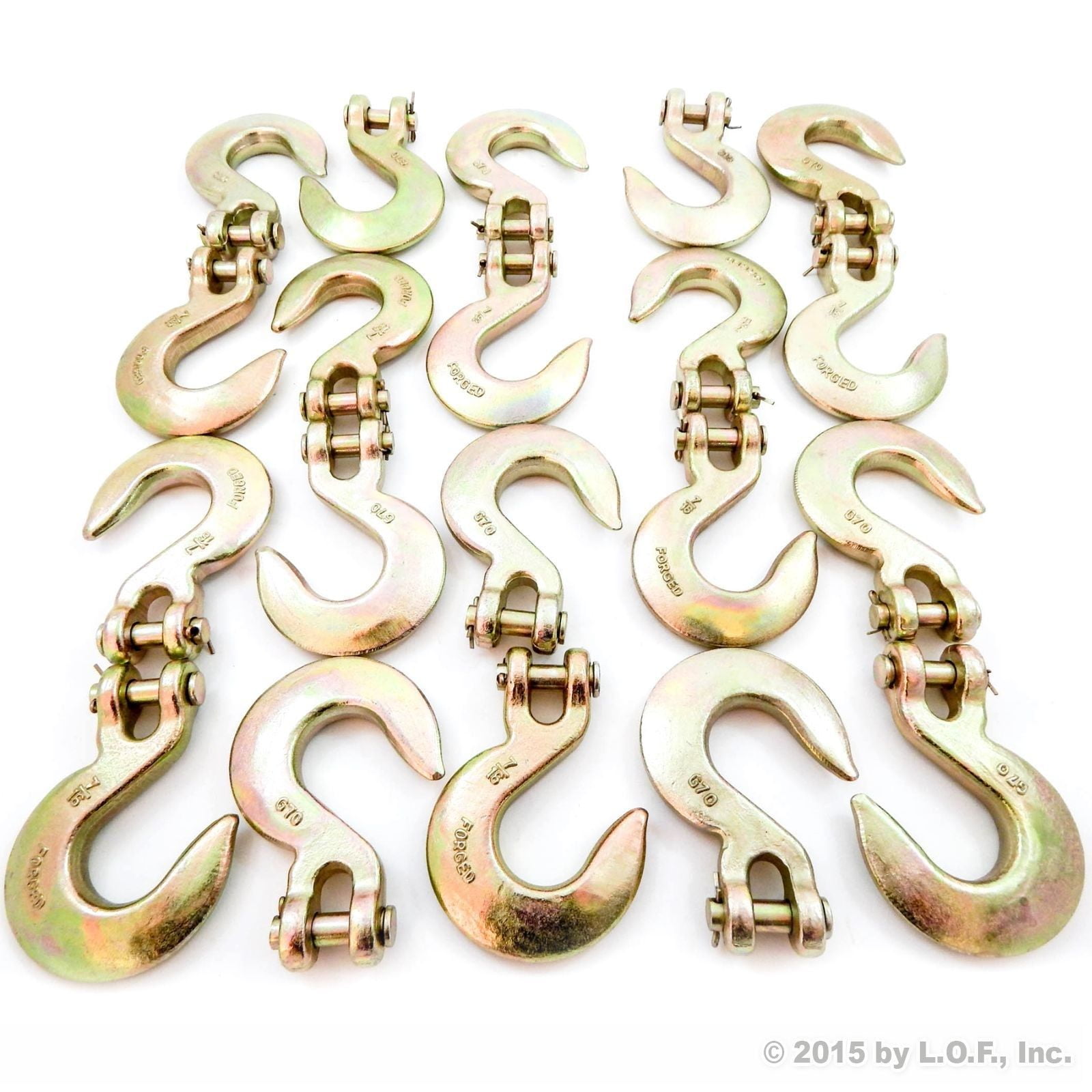 Red Hound Auto 20 Heavy Duty 7/16 inches Clevis Slip Hooks Towing ...