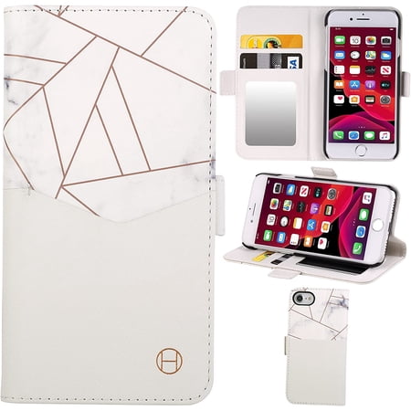 HABITU [Folio Collection 2022] Tara Avani White Mirror Folio Wallet ...