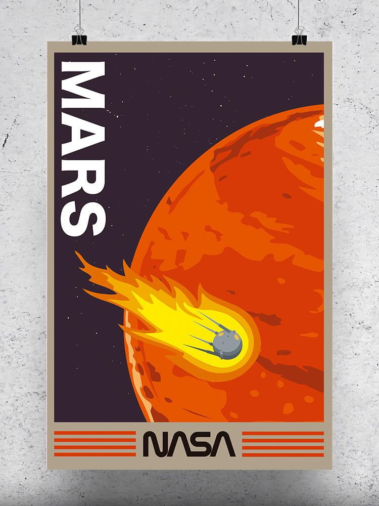 NASA Mars And Meteorite Poster - NASA Designs - Walmart.com