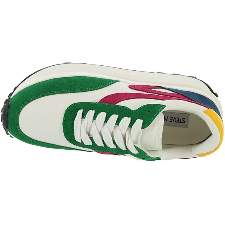 Steve Madden Actions Color Block Lace-Up Retro Platform