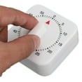 Necvior Square 60 Mechanical Kitchen Cooking Timer Countdown Alarm Food ...