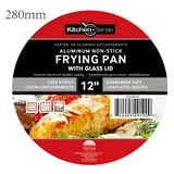 Kitchen Sense Easy Clean Non-Stick Induction Fry Pan with Glass Lid ...
