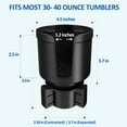Digital Nc Car Cup Holder Expander for Owala FreeSip 32 and 40 oz ...