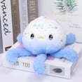 Cute Gradient Jellyfish Plush Toy, Soft Stuffed Marine Animal, Kawaii ...