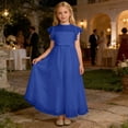Angala Toddler Girls Dresses Evening Gown Lace Long Dresses Short ...