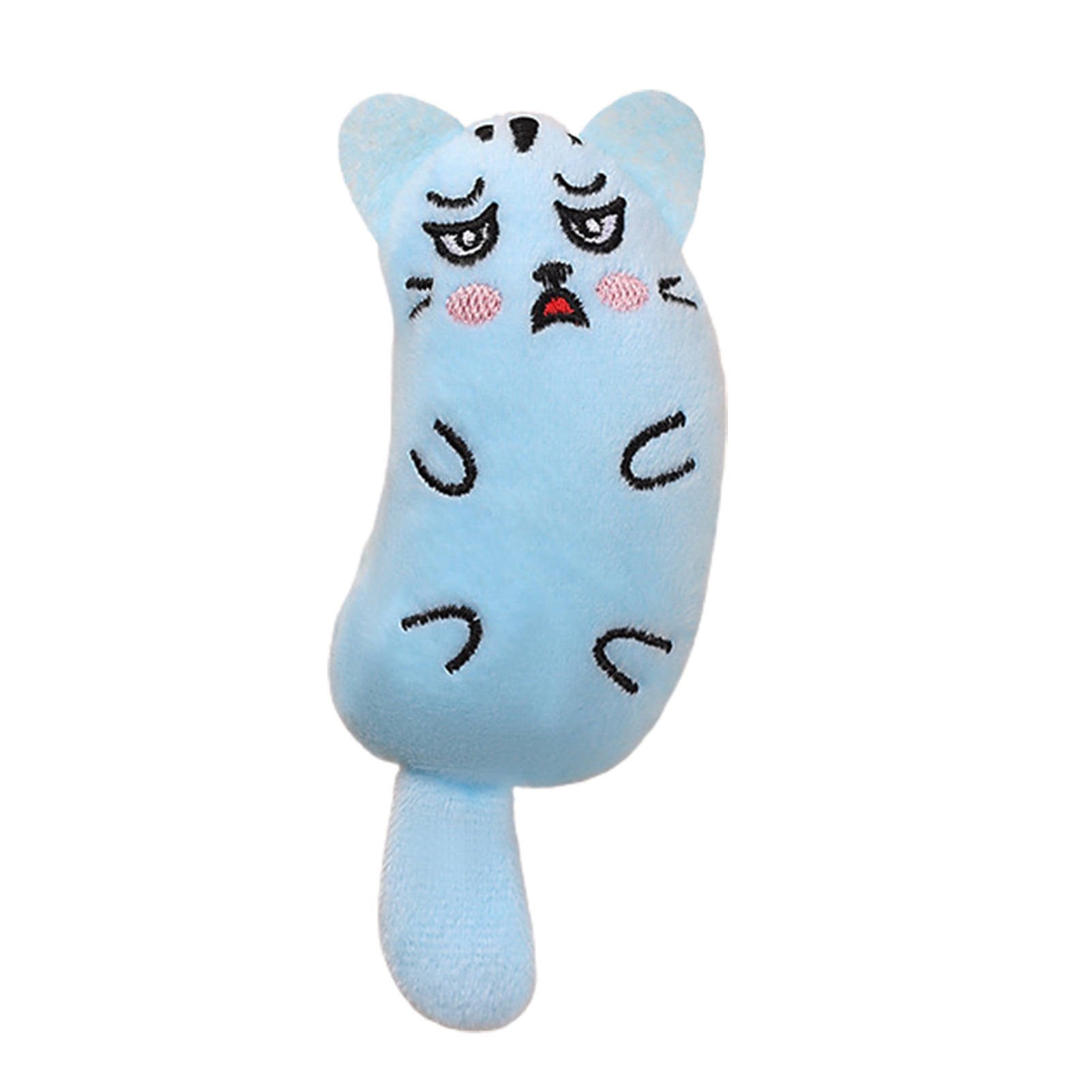 Reheyre Catnip Toy Pet Bite Mouse Shape Cute Facial Expression ...