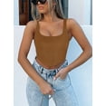 Reoria Women Bustier Tank Top Square Neck Corset Crop Tops Slim Fit Y2k