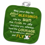 3dRose Irish blessing rhyme for courage bravery strength and ...