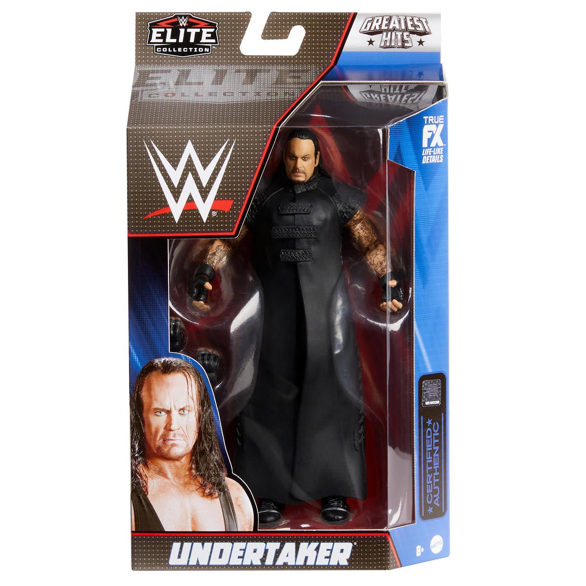 WWE Undertaker Elite Collection Action Figure, 6-inch Posable ...