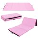 4' x 8' x 2'' Folding Gymnastics Mat Four Panels Gym PU Leather EPE ...