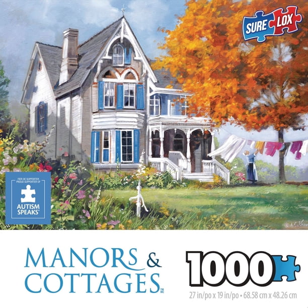Sure-Lox 1000 Piece Manors & Cottages A Perfect Day Puzzle - Walmart.ca