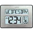 ATOMIC DIGITAL WALL CLOCK WITH INDOOR TEMP & BACKLIGHT - Walmart.com