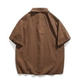 Button Up Shirts for Men Textured Fabric Loose Tops for Casual Party ...