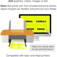 2-1/3 inch 3-3/8 inch 2.333.375 inch printable label mixed pack ...