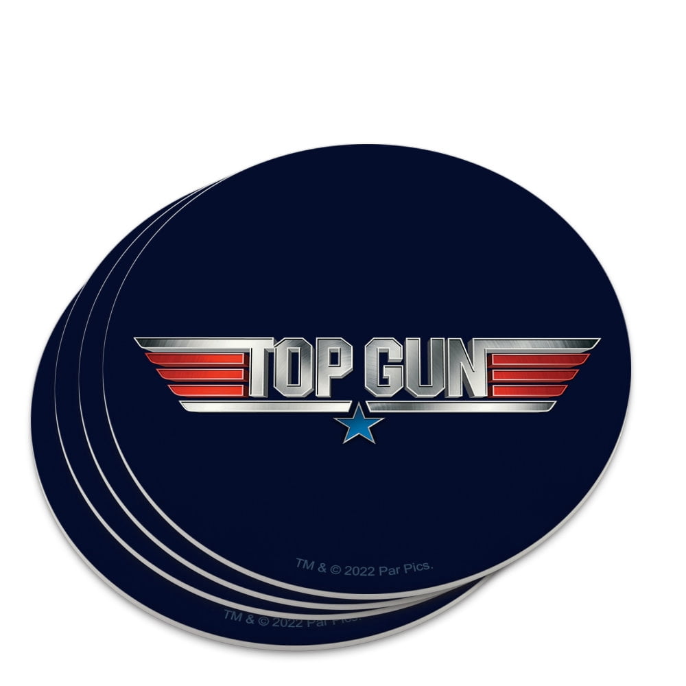 Top Gun Rendered Logo Novelty Coaster Set - Walmart.com