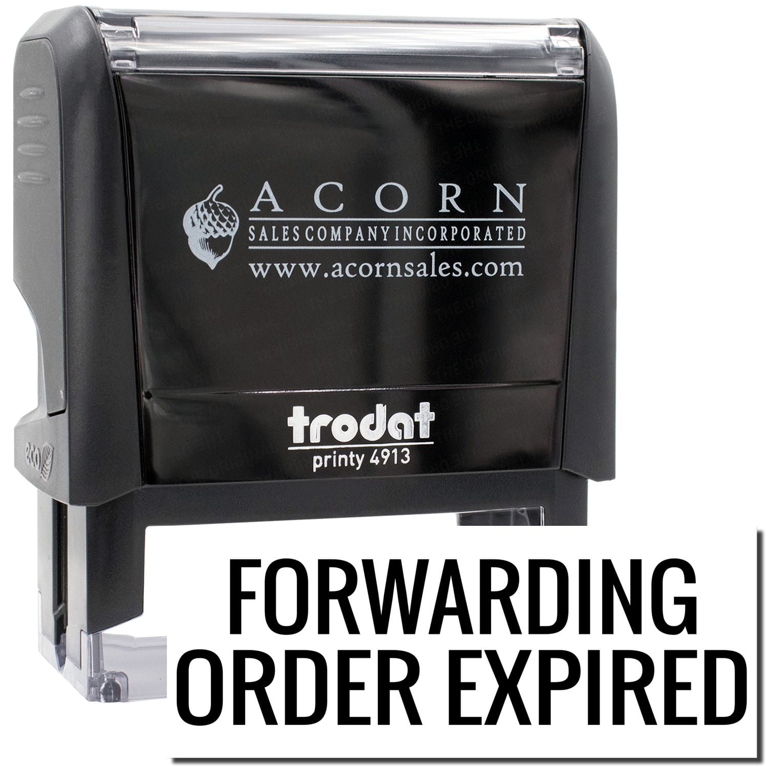 Large Self-Inking Forwarding Order Expiring Stamp, Trodat Printy 4913 ...