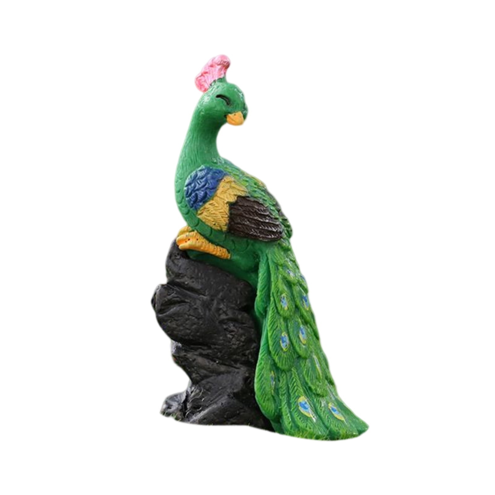 Mightlink Peacock Ornament Decorative Realistic Hand-crafted Photo ...
