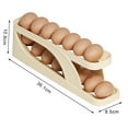 KMSS Egg Holder Automatic Rolling Kitchen Egg Organizer Eggs Dispenser ...