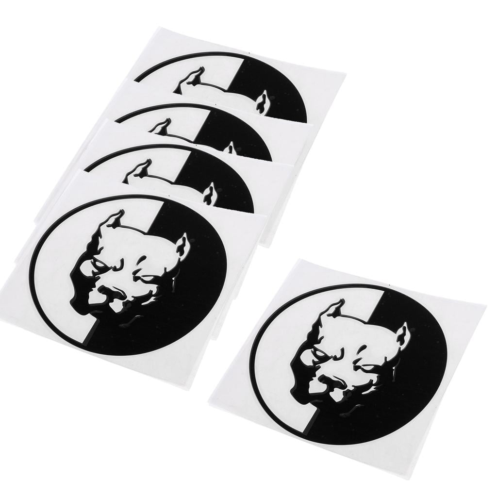 Calcomanías de advertencia Macarena 5 unidades 12 cm x 12 cm Negro ...