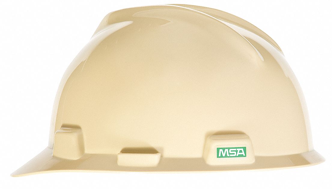 Msa Safety Hard Hat,Type 1, Class E,Pinlock,Beige 495856 - Walmart.com
