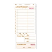 National Checking Company Carbonless Guest Check Paper - 2 Part Green ...