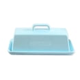 Ceramic Butter Box Set with Cover - Stylish Rectangular Yellow Dish for ...