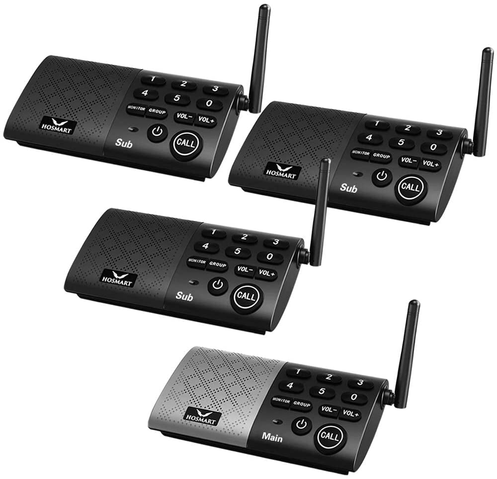 Hosmart Two -Way Communication Wireless Intercom System - Walmart.com