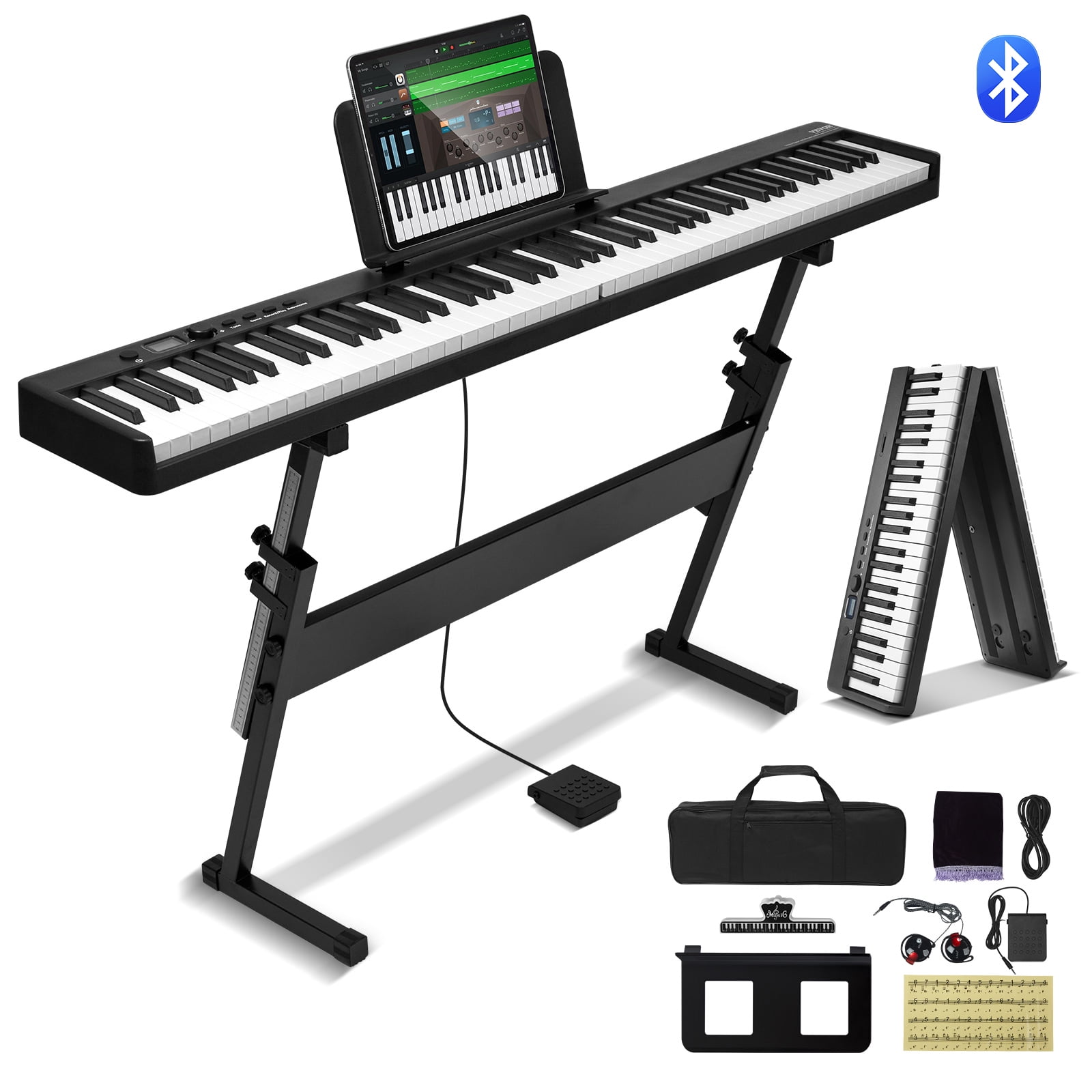 Click here for Vevor 88 Key Folding Keyboard Piano Portable Folda... prices