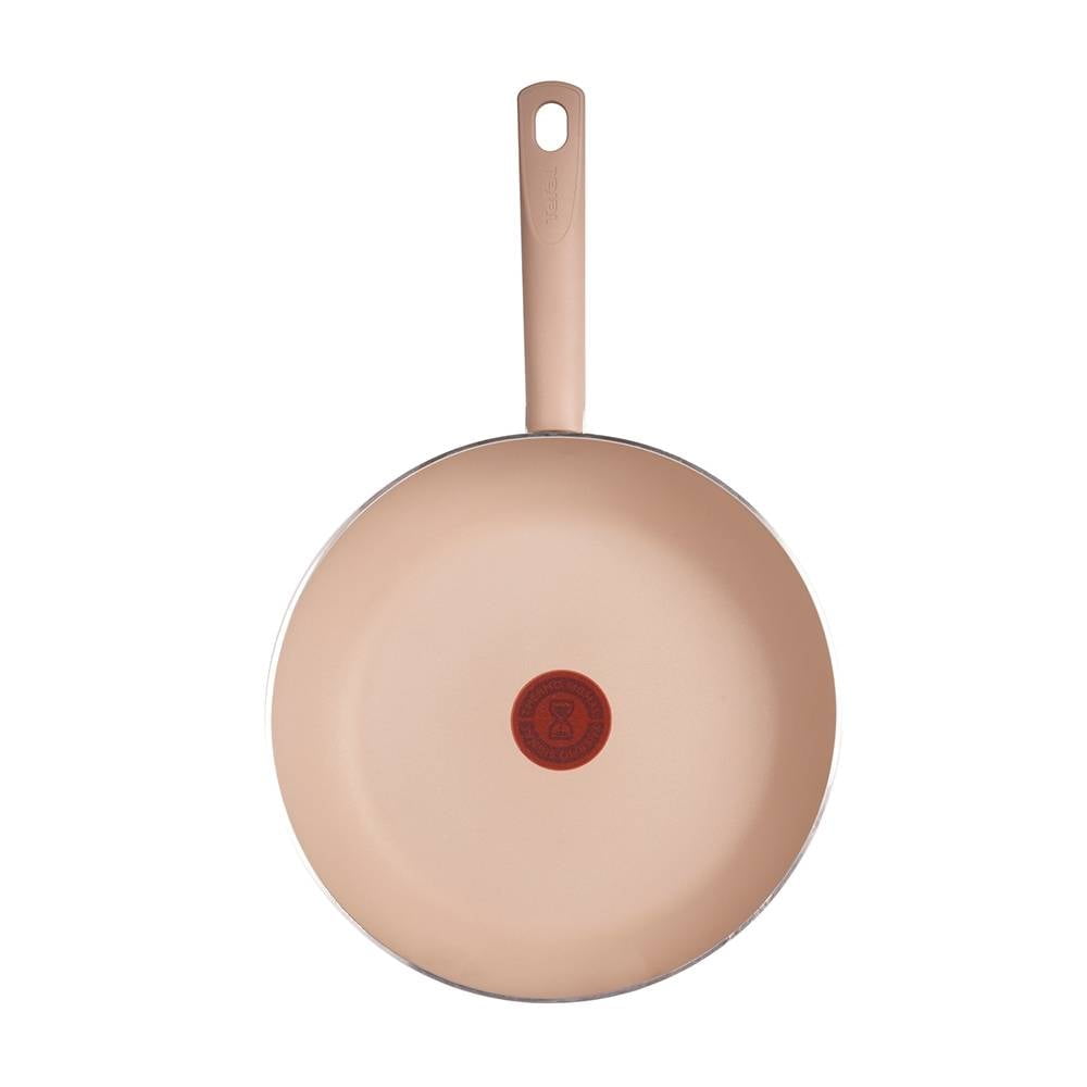 Sartén T-fal Trendy Titanium 28 cm color crema | Walmart en línea