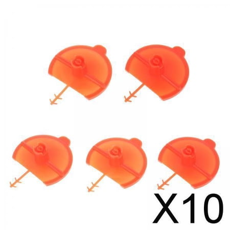 DYNWAVECA 10x 5Pcs Flat Nozzle Foam Expansion Reusable Foaming Jet Glue ...