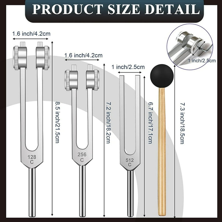128 hz tuning fork vs 512