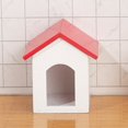 Hzsb 1:12 Miniature Wooden Dog House Micro Landscape for Dollhouse ...