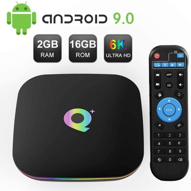 Android Boxes, Sidiwen Q Plus Android TV Box 9.0 2GB RAM 16GB ROM H6 ...