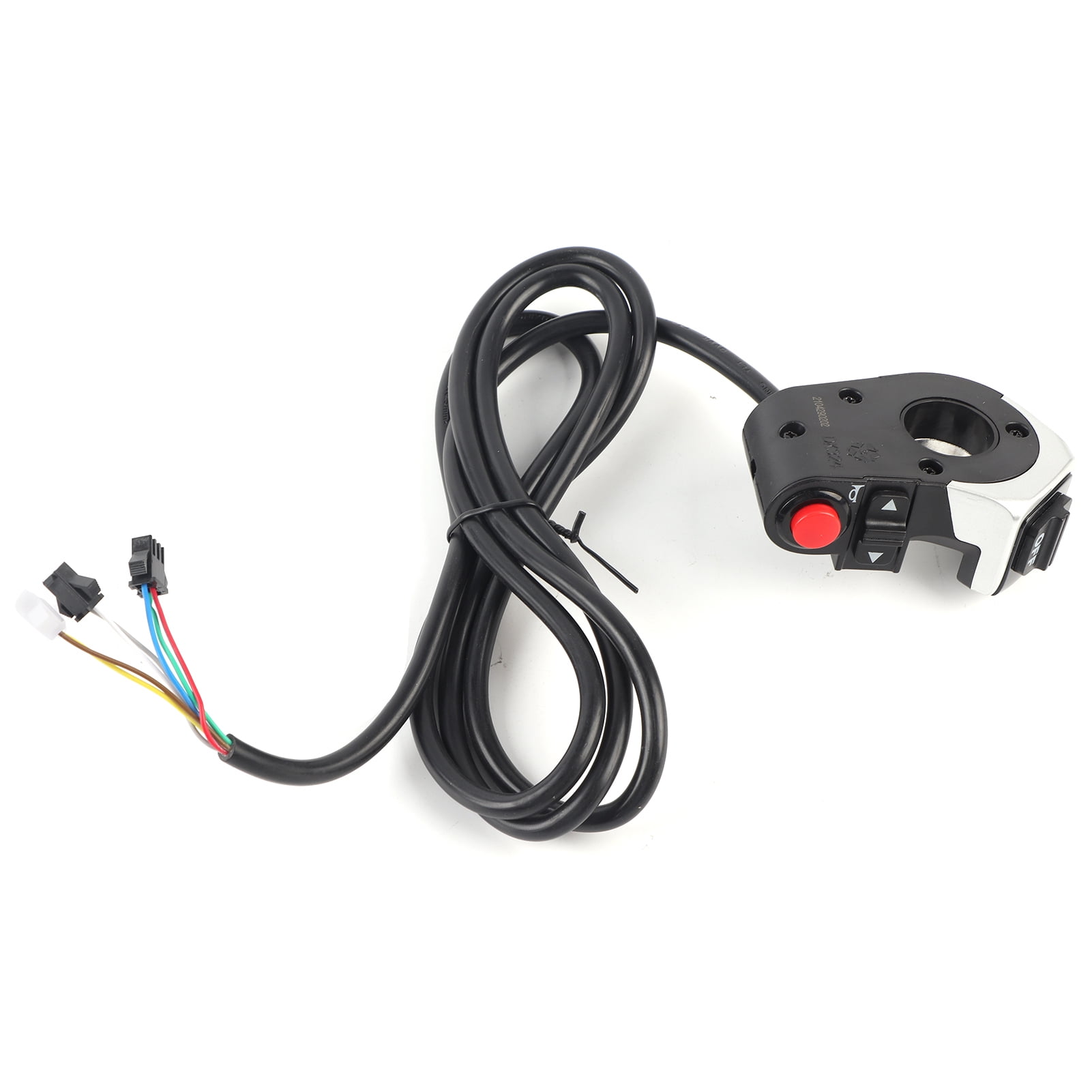 Headlight Switch, Lamp Switch, Black For Electric Bike Front Light Horn