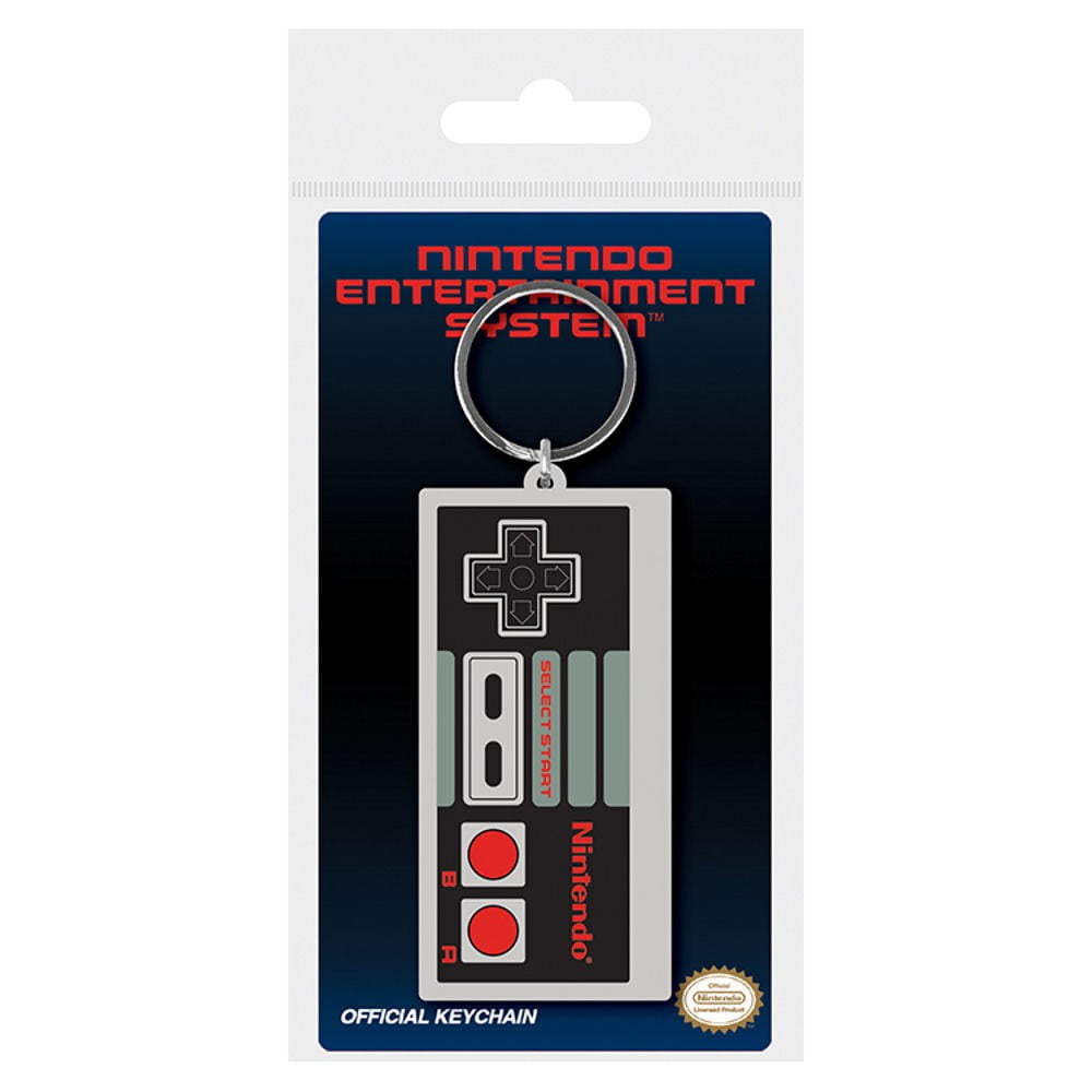 Nintendo - Nintendo Classic NES Controller Rubber Keychain - Walmart ...