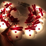Tiitstoy Christmas Snowman String Lights, 10 LED 5.1ft Waterproof Light ...