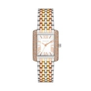 Michael Kors Women's Lexington Silver Stainless Steel Case, Band and ...