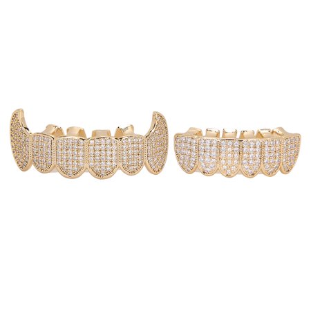 Hip Hop Teeth Teeth Brace Hip Hop Teeth Set Bling Teeth Decoration For ...