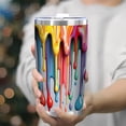 2D Paint Drip Color, Abstract 20oz Tumbler Style 20oz - Walmart.com